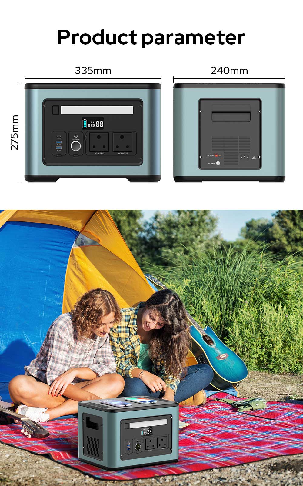 Powkey Solar Portable Power Station OEM/ODM Manufacturer